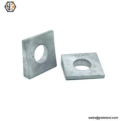 China ASTM F436 hardened Square Beveled Washers for sale