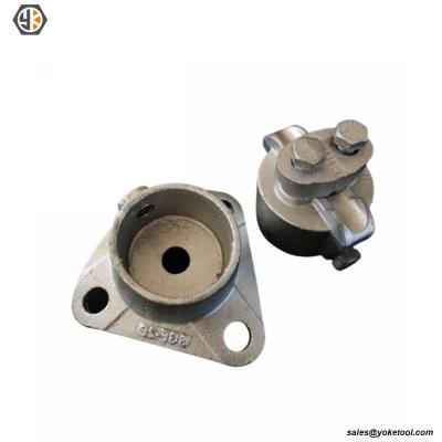 China Hot Dip Galvanized Sidewalk Pole Plate and End Fitting iron casting for sale