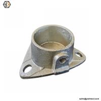 China Hot Dip Galvanized Sidewalk Pole Plate and End Fitting iron casting for sale