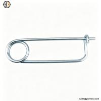 China Zinc plating Spring Wire Safety Pins for sale