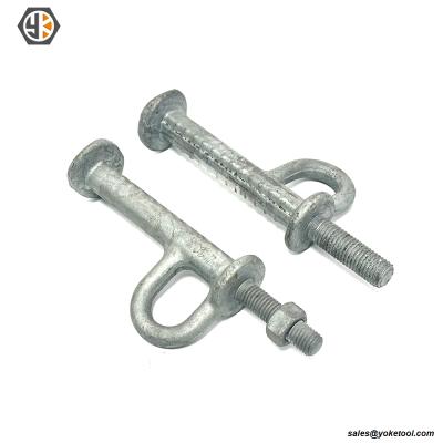 China Carbon Steel Tower Pole Step Bolt Nut for Electric pole HDG per ASTM A153 for sale