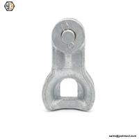 China Malleable Iron Ductile Iron Dead end Thimble Clevis 70KN  HDG Per ASTM A153 for sale