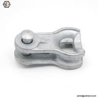 China Malleable Iron Ductile Iron Dead end Thimble Clevis 70KN  HDG Per ASTM A153 for sale