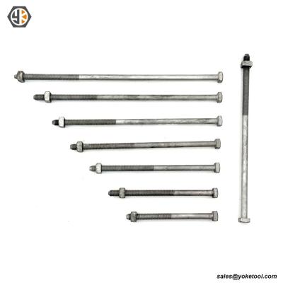 China Square Head Machine Bolts for Poleline Hardware for sale