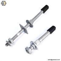 China IEEE C135.90 Insulator Pins for Overhead Line Struction Hot Dip Galvanized for sale