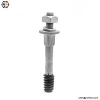 China IEEE C135.90 Insulator Pins for Overhead Line Struction Hot Dip Galvanized for sale