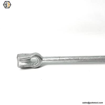 China Galvanized Single Strand Thimble Eye Anchor Rods for sale