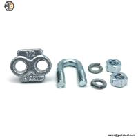 China Carbon Steel Drop Forged Wire Rope Clip for Poleline Hardware for sale