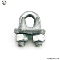 China Carbon Steel Drop Forged Wire Rope Clip for Poleline Hardware for sale