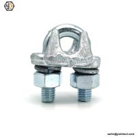 China Carbon Steel Drop Forged Wire Rope Clip for Poleline Hardware for sale