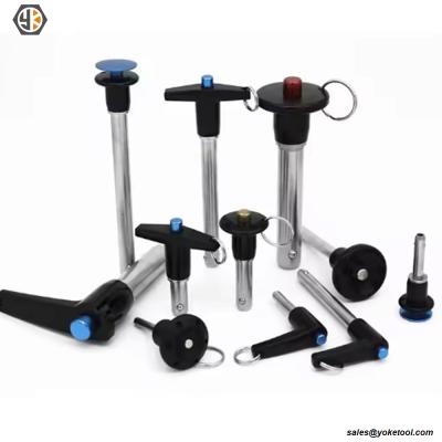 China 12mm Ball Locking Quick Release Pin T Handle for sale