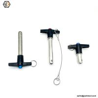 China 10mm Ball Lock Quick Release Pin with lanyard for sale
