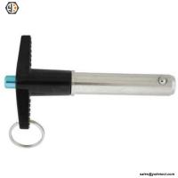 China 10mm Ball Lock Quick Release Pin with lanyard for sale