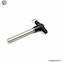 China 10mm Ball Lock Quick Release Pin with lanyard for sale