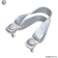 China Galvanized Steel 1-3/8 x 1-3/8  cross connectors Aluminum Cross Connects - Purlin Clamps for Greenhouse for sale