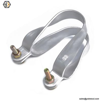 China Galvanized Steel 1-3/8 x 1-3/8  cross connectors Aluminum Cross Connects - Purlin Clamps for Greenhouse for sale