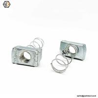 China Carbon Steel Or Stainless Steel Solar Panel Mounting Spring Nut with Plastic Wing for sale