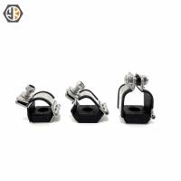 China 28-130mm Electrical Fittings Single Cable Cleats Stainless Steel IEC 61914 Certificated for sale