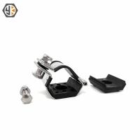 China 28-130mm Electrical Fittings Single Cable Cleats Stainless Steel IEC 61914 Certificated for sale