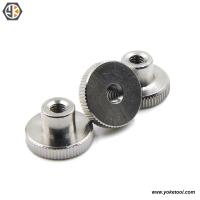 China DIN466 M8 Knurled Thumb Nuts High Type Stainless Steel for Mechanical Parts for sale