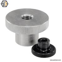 China DIN466 M8 Knurled Thumb Nuts High Type Stainless Steel for Mechanical Parts for sale