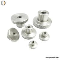 China DIN466 M8 Knurled Thumb Nuts High Type Stainless Steel for Mechanical Parts for sale