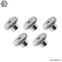China DIN466 M8 Knurled Thumb Nuts High Type Stainless Steel for Mechanical Parts for sale