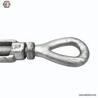China Drop Forged Turnbuckle HDG | ASTM F1145 Utility Hardware | Jaw & Jaw Galvanized Turnbuckle for sale