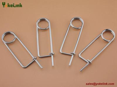 China Made in China Spring Wire Coiled Tension Safety Pin, Zinc Finish Safety Pin Wire for sale