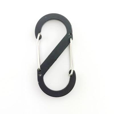 China S Biner Stainless Steel Dual Carabiner. S Biner carabiner Snap Hook for sale