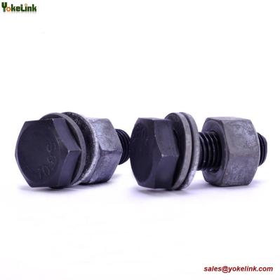 China M30 EN14399 DIN6914 ISO7412 DIN7990 High strength Structural Bolts Class 10.9 for sale