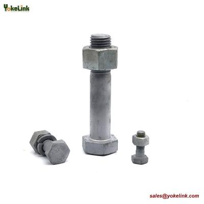 China M24 EN14399 DIN6914 ISO7412 DIN7990 High strength Structural Bolts Class 8.8 for sale