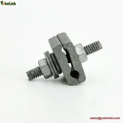 China Galvanized D Cable Lashing Wire Clamp 1/4