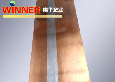 China Custom Length Copper Clad Aluminum Inlay Material For Lithium Battery Connecting for sale