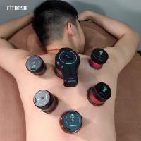 China ABS PC Fitdash Combination Rechargeable Multi Function Smart Electric Cupping Cups Therapy for sale