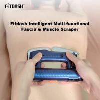 China Fitdash 9 Levels EMS Heated Vibrating Muscle Scrape with Electric Fascia Massager Knife for sale