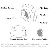 China Vacuum Cupping Set for Modern Body Massage Wireless/Button Control Method About 100g for sale