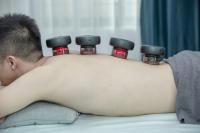 China Product Size 94*94*72mm Cupping Therapy Massager with Chinese Hijama Cups and Red Light for sale