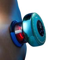 China 9 Modes EMS and 5 Heating Modes Electric Scraping Cupping Therapy Machine for Fitdash Smart Red Light for sale