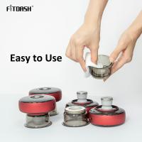 China Fitdash Smart Electrical Cupping Hijama Cups EMS Heating Therapy Massage Product For Body Recovery for sale