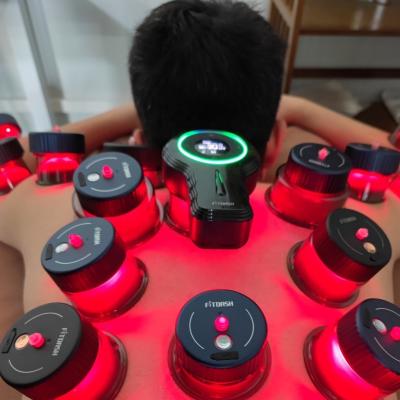 China Fitdash Smart Infrared Therapy Cupping Cups Sets Massage Equipment for Tension Relief for sale