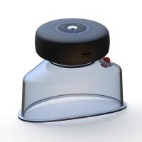 China Button Control Fitdash OEM/ODM Rechargeable Smart Cupping Cups for Body Pain Relief for sale