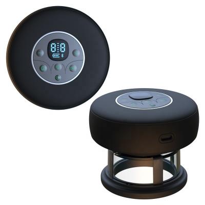 China Smart Cupping Massage with Vacuum Suction Cup Fitdash Black Electric Cupping Massager for sale