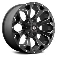 China Custom SUV rims black raptor wheels 4x4 off-road for sale