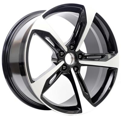 China HRW Monoblock Forged Wheels 18x8 for Audi A4 S4 RS4 Black Machined 5x112 for sale