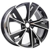 China AUDI RS7 Style Forged Wheels 20 Inch Machined Black Rims 5x112 for sale