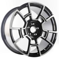 China Rolls Royce Ghost Wraith Replica Wheels 22 Inch Black Machined Rims 5x112 for sale