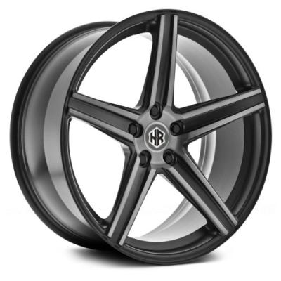 China HRW Forged Racing Wheels 18 Inch Lightweight Diamond Cut Aluminum Rims 5 Holes for sale
