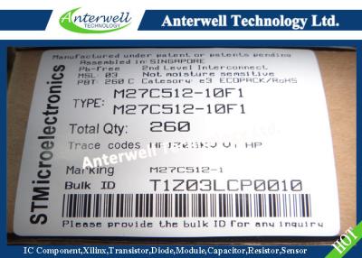 China M27C512-10F1 Integrated Circuit Chip 512 Kbit 64Kb x8 UV EPROM and OTP EPROM for sale