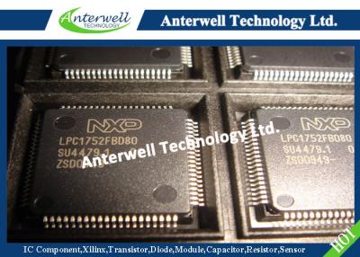 China Microchips And Integrated Circuits LPC1752FBD80 32- bit ARM Cortex - M3 microcontroller for sale